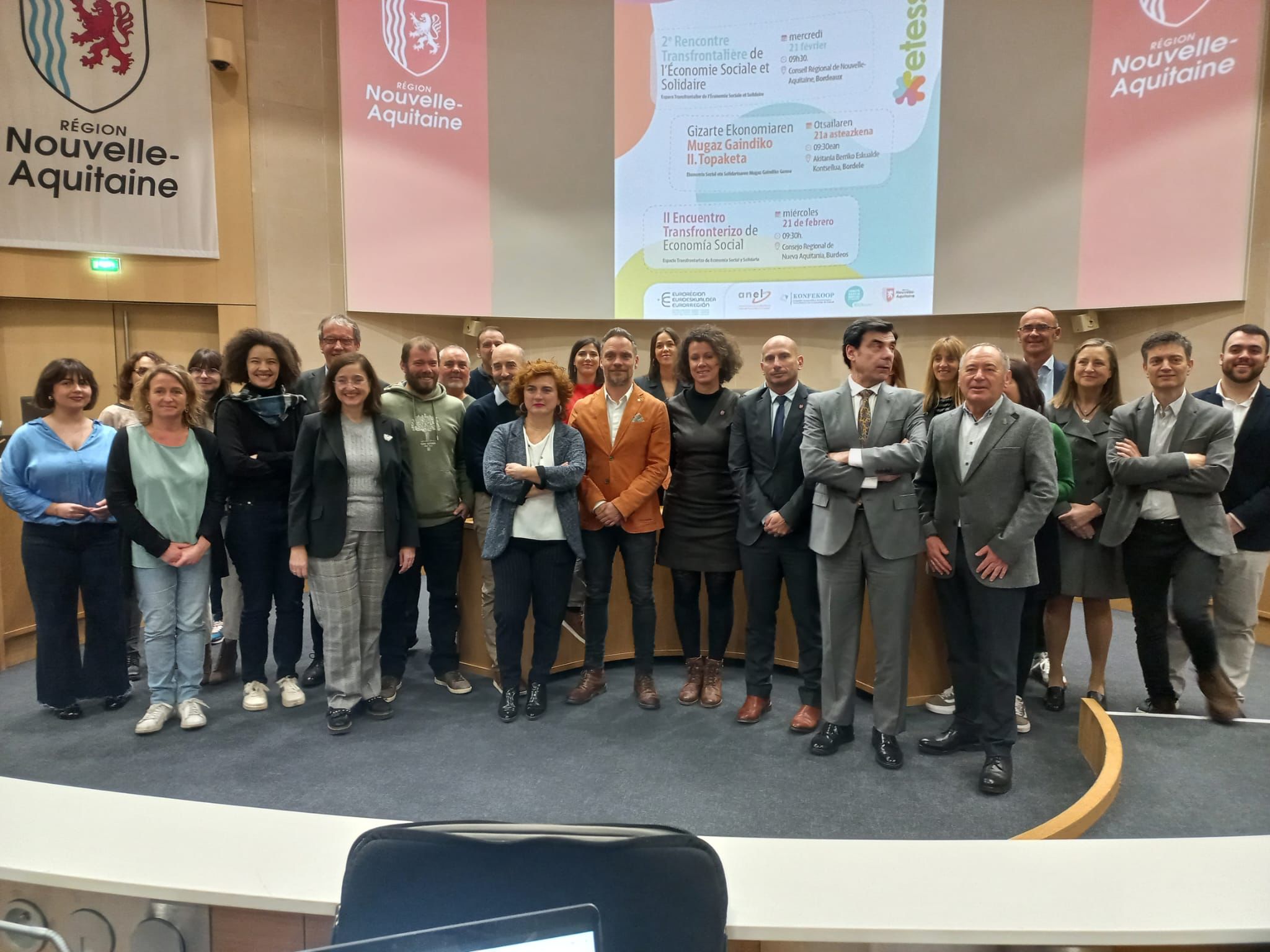 La Eurorregión aprueba un partenariado estratégico en economía social y ...